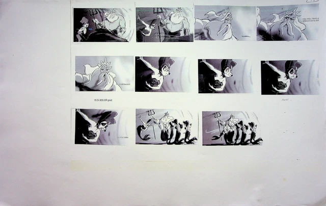 THE LITTLE MERMAID Ariel's Beginning Production Film Storyboard ...
