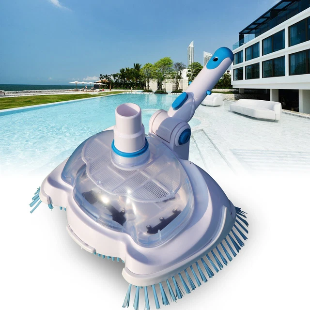 SWIMMING POOL SPA Pond Suction Vacuum Head Cleaner Cleaning Set ...