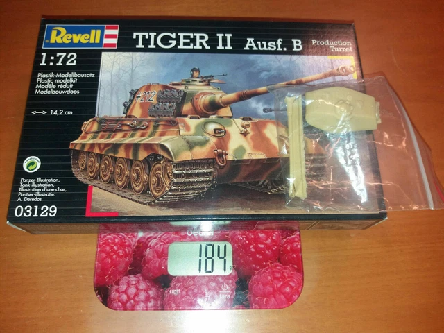 REVELL 03129 - German Heavy Panzer PzKpfw VI TIGER II + Torretta ...