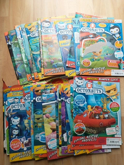 38 OCTONAUTS CBEEBIES Magazine Comics Used. Posters, crafts, activities ...