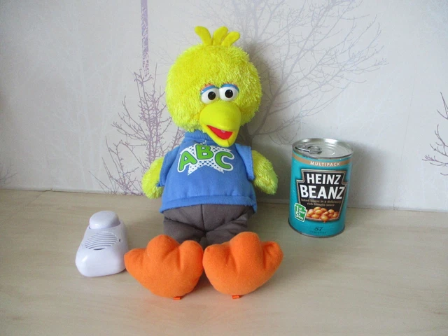 SESAME STREET-ABC BIG Bird- Talking Singing 14" Plush Soft Toy- (2010 ...