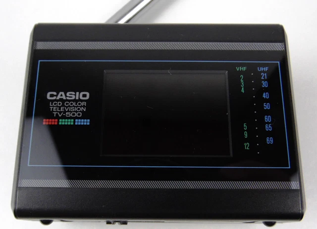 VINTAGE CASIO LCD Color Television TV-500 EUR 20,00 - PicClick DE