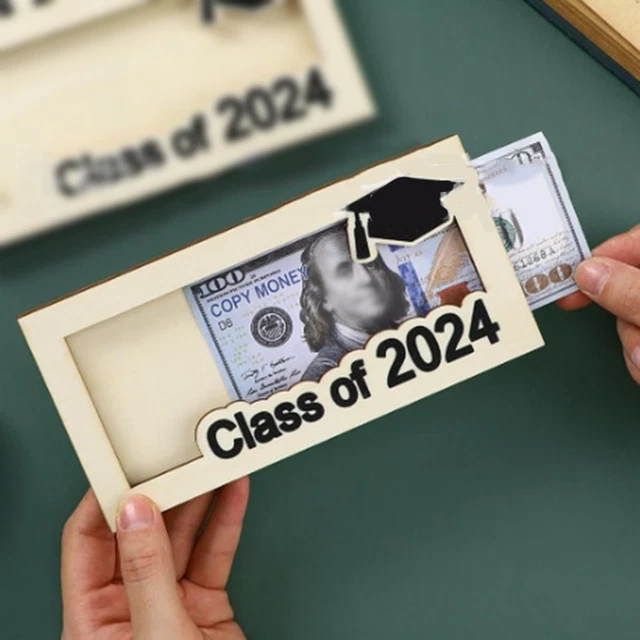 ÉLÉGANTE BOÎTE À cartes de graduation en bois idéale pour les ...