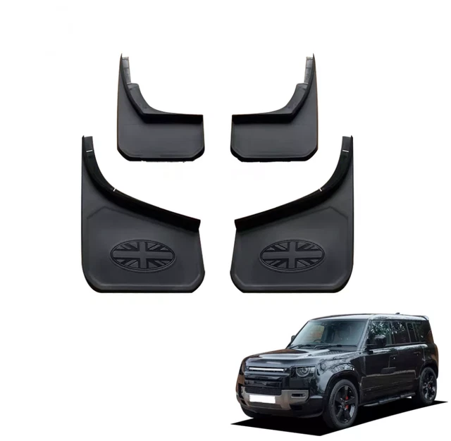 LAND ROVER DEFENDER Mudflaps 90 And 110 2020-24 With Union Jacks L663 ...