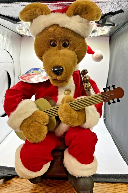 REGGIE THE ROCKIN Reindeer Animated Animatronic Plays Sings Moves TELCO ...