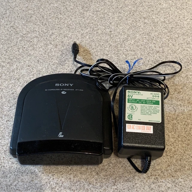 SONY AV CORDLESS IR Receiver IFT-R10 with Adapter $13.00 - PicClick