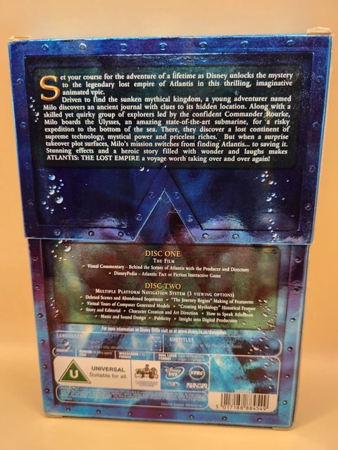 ATLANTIS - THE Lost Empire (2 disc collector's edition DVD 2002) £3.94 ...
