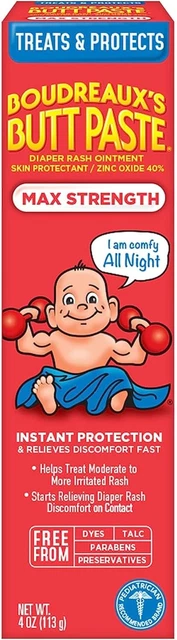 DIAPER RASH OINTMENT | Maximum Strength | 4-Ounces Tube | 1-Unit $46.99 ...