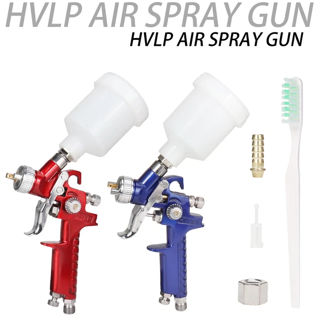 HVLP AUTO PAINT Air Spray Gun Kit Gravity Feed Car Primer F Automotive ...