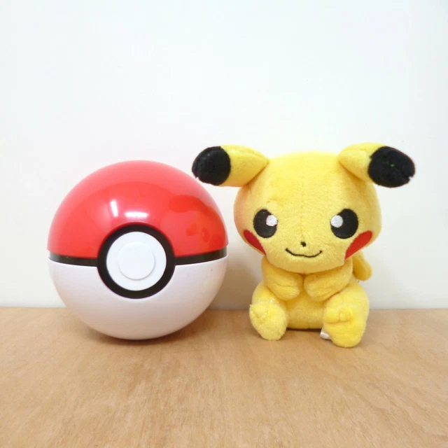 OFFICIAL POKEMON CENTER 2019 - Pikachu Petit Pokeball Plush Soft Toy ...