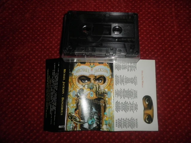 MICHAEL JACKSON DANGEROUS Press Thail Cassette Tape Audio Peacook 6077 ...