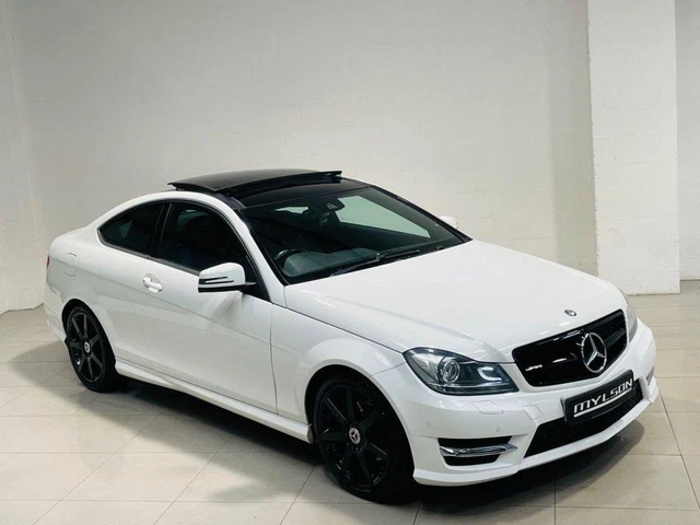 MERCEDES-BENZ C-CLASS C220 Cdi Amg Sport Auto White 2 Door W204 2013 ...