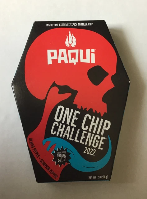 PAQUI ONE CHIP Challenge NEW 2022 Carolina Reaper Scorpion Chile Pepper ...