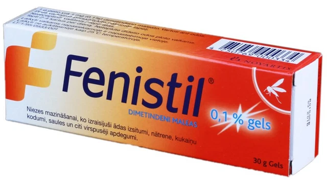 FENISTIL GEL 30G Fast Relief Itching Skin, Rashes, Insect Bites ...