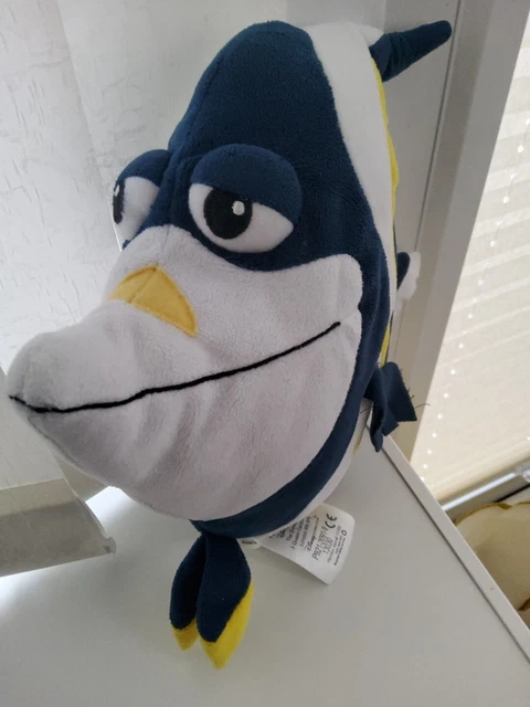 OFFICIAL DISNEY STORE Gill Finding Nemo Soft Plush Toy Pixar 29cm RARE ...