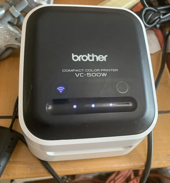 BROTHER VC-500W THERMAL Full Color Label Printer Wireless Usb ...