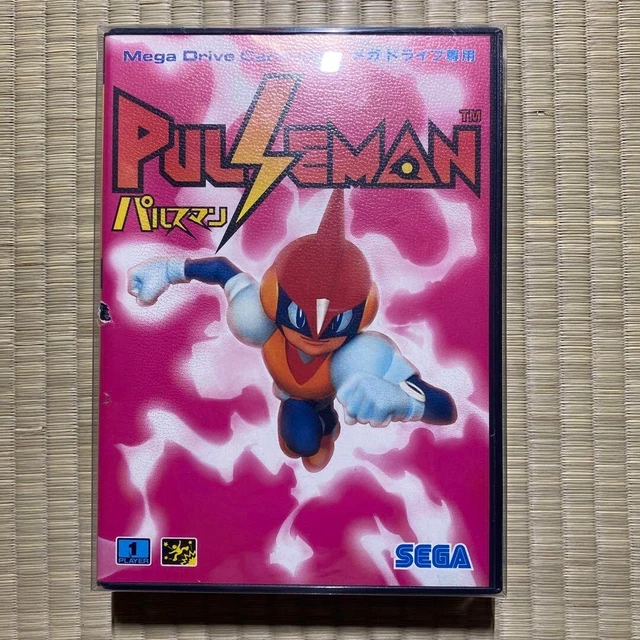 PULSEMAN SEGA MEGA drive 1994 Action scrolling Game cartridge software ...