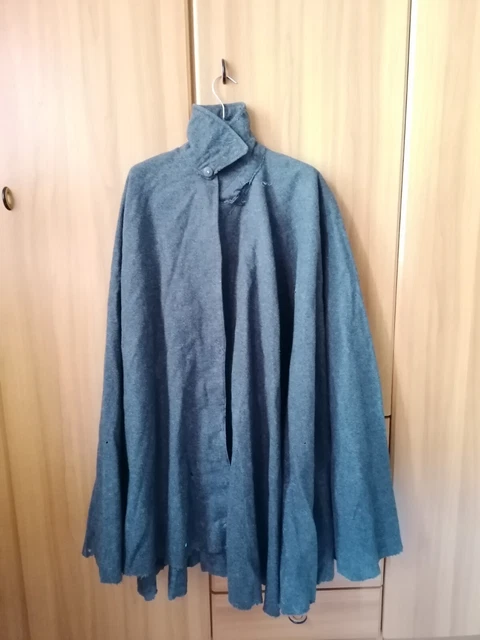 LOTTO WW1-RARO MANTELLO ITALIANO ALPINI/FANTERIA no divisa elmetto ITA ...