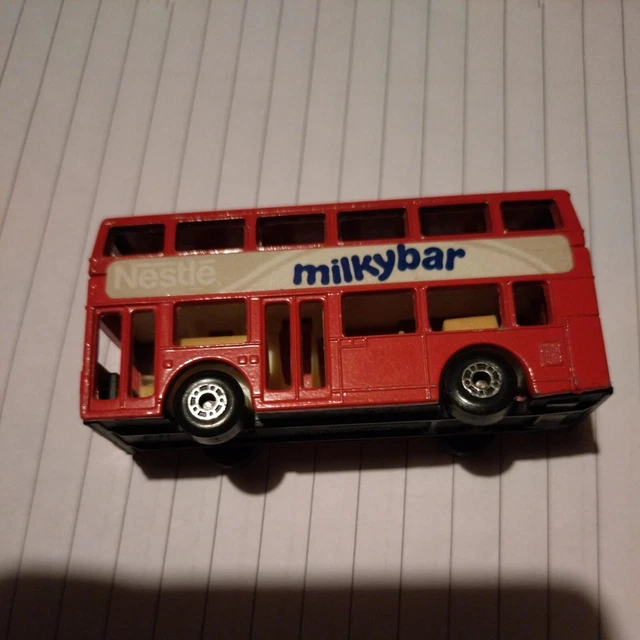 1981 DIE CAST Match Box Nestle Milkybar Leyland Titan London Bus £15.00 ...