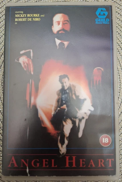 ANGEL HEART VHS Guild Big Box Ex Rental Pre/Post Cert Mickey Rourke/Bob ...