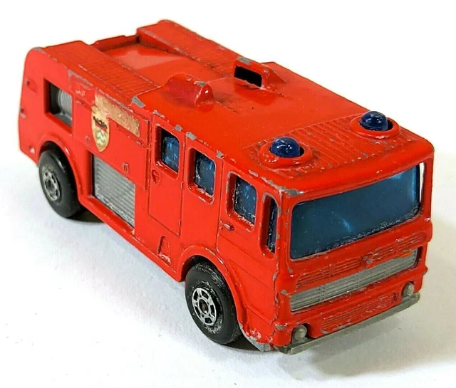 MATCHBOX SERIES 35 Merryweather Fire Engine 1969 Vintage Toy Car ...