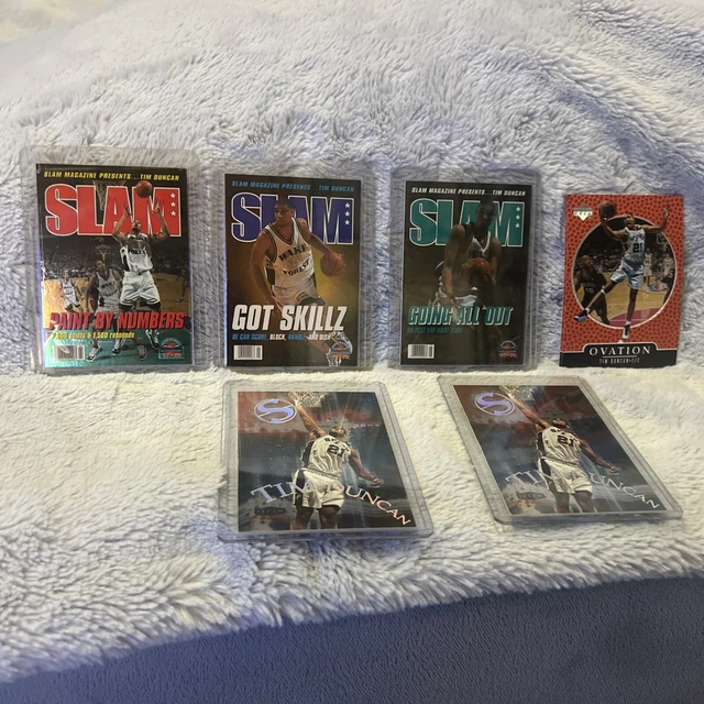 1997 SCORE BOARD Slam Magazine Tim Duncan #SD10, SD4 et SD9. Plus 3 ...
