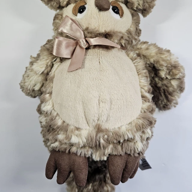 JELLYCAT OBERON OWL - Fluffy Brown Bird Plush Cuddly Toy Retired £23.99 ...