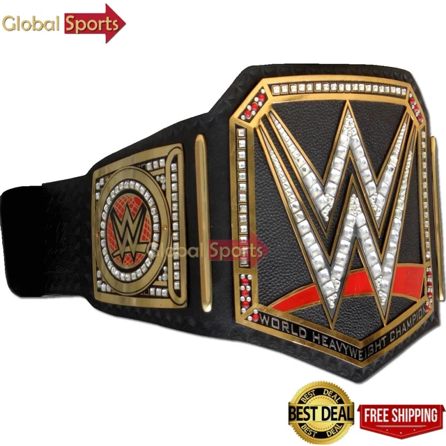 WORLD HEAVYWEIGHT WRESTLING Championship Replica Title Belt Adult Size ...
