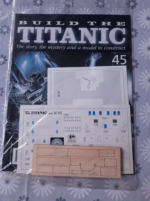 1/250 HACHETTE BUILD The Titanic Model Ship Issue 45 Inc Part Pictured ...