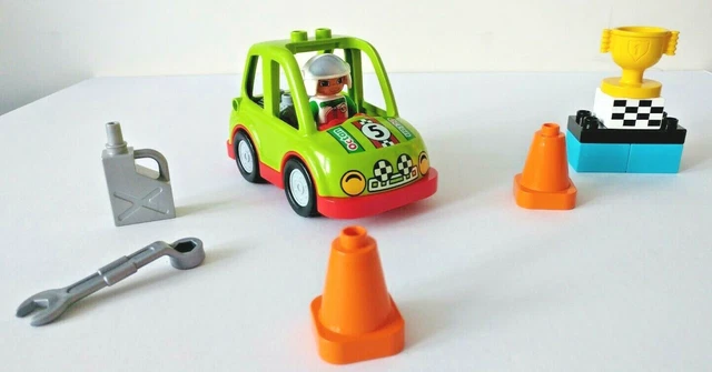 LEGO DUPLO RALLY Car 10589 With Driver, Trophy, Racing Vehicle ...