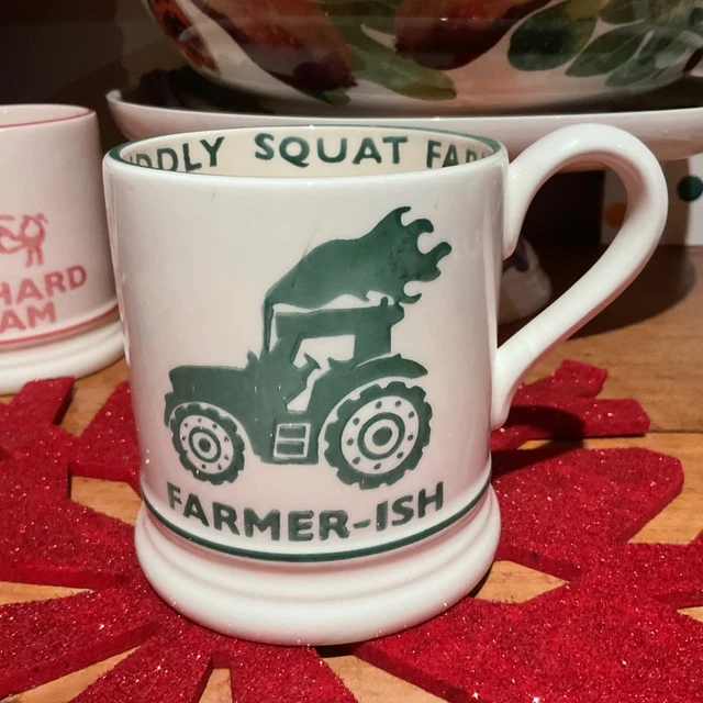 EMMA BRIDGEWATER DIDDLY Squat Mug FARMER-ISH Clarkson’s Farm NEW ...