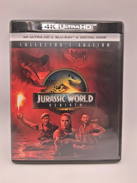 JURASSIC WORLD: REBIRTH (4K UHD Disc and case only Like New) NO BLU RAY ...