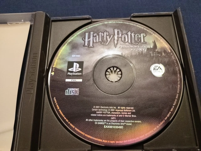 2001 HARRY POTTER Philosophers Stone PS1 PlayStation 1 Game Disk Only £ ...