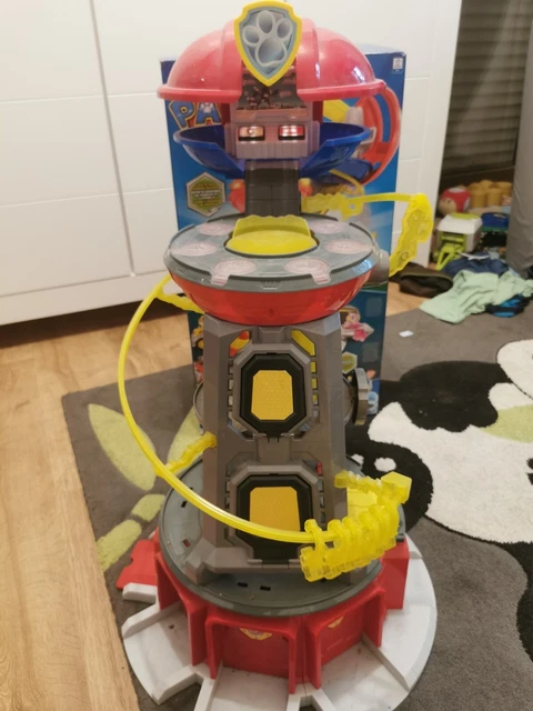 PAW PATROL HAUPTQUARTIER Mighty Pups Mighty Lookout Tower Zentrale 70cm ...
