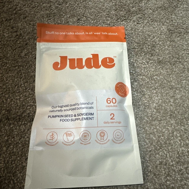 JUDE BLADDER CONTROL Pumpkin Seed Food Supplement Sealed 60 £20.00 ...