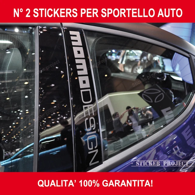 ADESIVI MOMO DESIGN Sportello Auto - 2 Sticker Tuning EUR 5,00 ...