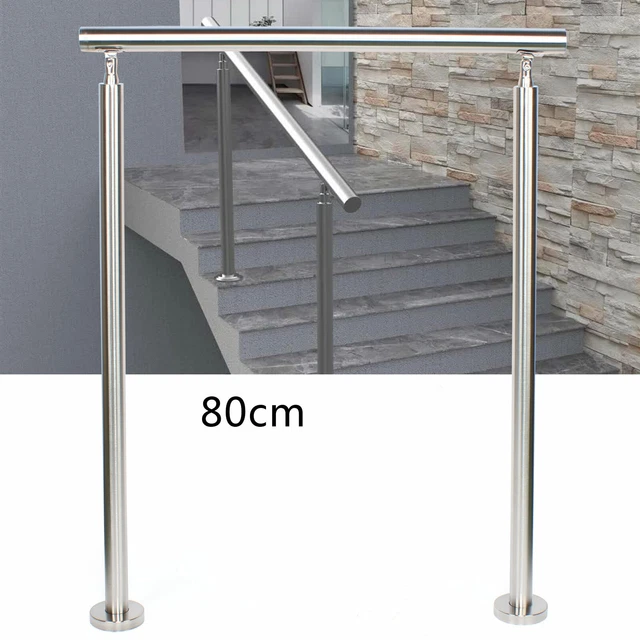STAINLESS STEEL HANDRAIL Kit Outdoor Safety Grab Rail Mobility Garden ...