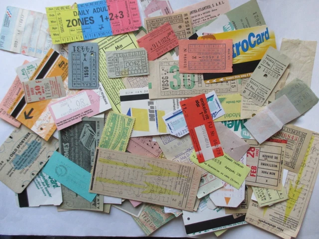 100+ WORLD TRAM Metro Bus Etc Tickets Inc Australia N Zealand Sth ...