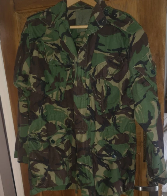 BRITISH ARMY UNIFORM Vintage Woodland Pattern Combat Smock 180/104 £15. ...