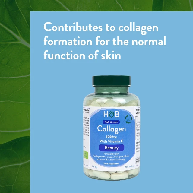 HOLLAND & BARRETT Bovine Collagen Tablet 3000mg 180 Tablets £16.54 ...