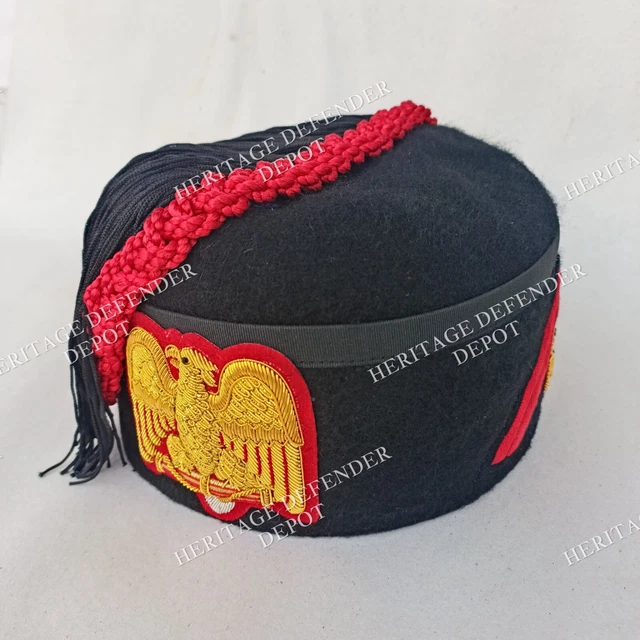 WW2 ITALIAN FASCIST Personal Fez Hat Mussolini MVSN Cap of Duce ...