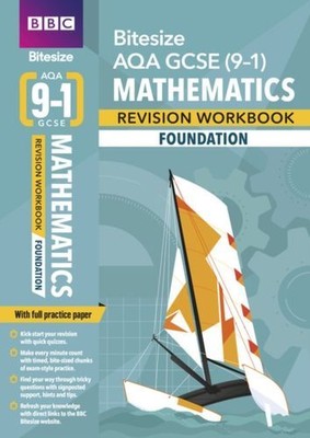 BBC BITESIZE GCSE aqa (9-1) maths foundation workbook fx english ...