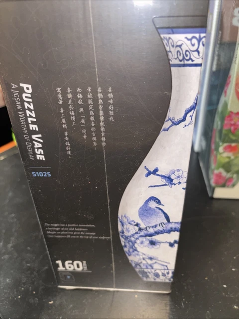 PINTOO 3D PUZZLE Vase Magpies on Plum Tree S1025 – 160pcs Decorative ...