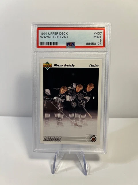 WAYNE GRETZKY 1991 Upper Deck #437 PSA 9 MINT LA Kings **Beautiful Card** $29.99 - PicClick CA