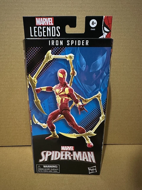 HASBRO MARVEL LEGENDS Series Spider-Man 15-cm Iron Spider Action Figure ...