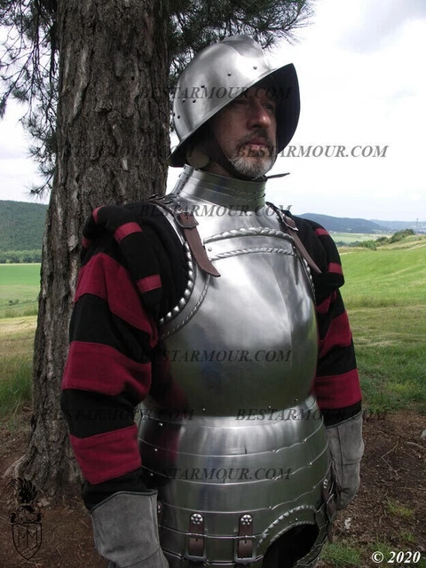 MEDIEVAL LARP GOTHIC Half Body Armor Suit Knight Full Armor Suit EUR ...