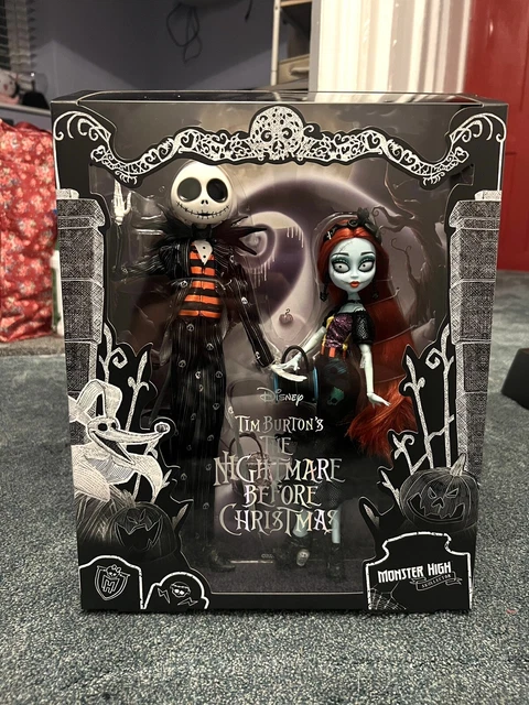 DISNEY THE NIGHTMARE Before Christmas Jack & Sally Monster High Set ...