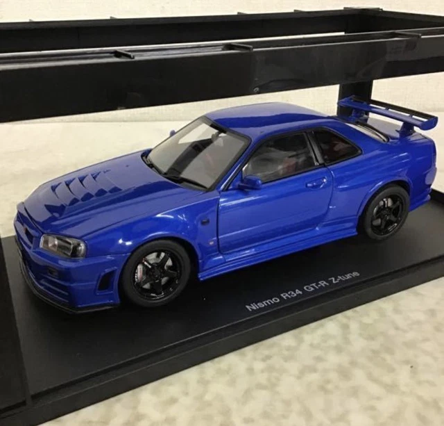 1:18 AUTOART NISSAN SKYLINE GT-R R34 NISMO Z TUNE Z2 BAYSIDE BLUE Nissan Skyli EUR 538,70 ...