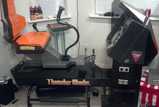 SEGA THUNDER BLADE Deluxe Arcade Decals Brand New ThunderBlade $16.90 ...