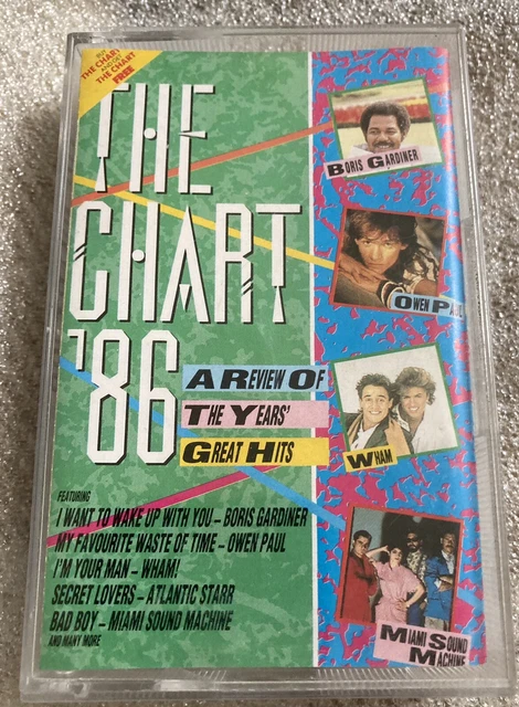 THE CHART ‘86. A Review Of The Years’ Great Hits. 15 Track Cassette £5. ...